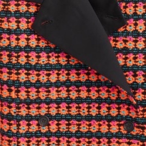 J. Crew | Jackets & Coats | J Crew Collection Neon Tweed Jacket | Poshmark